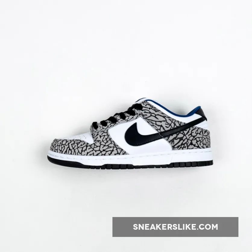 Supreme X Nike SB Dunk Low 'White Cement' New Releases - SneakersLike