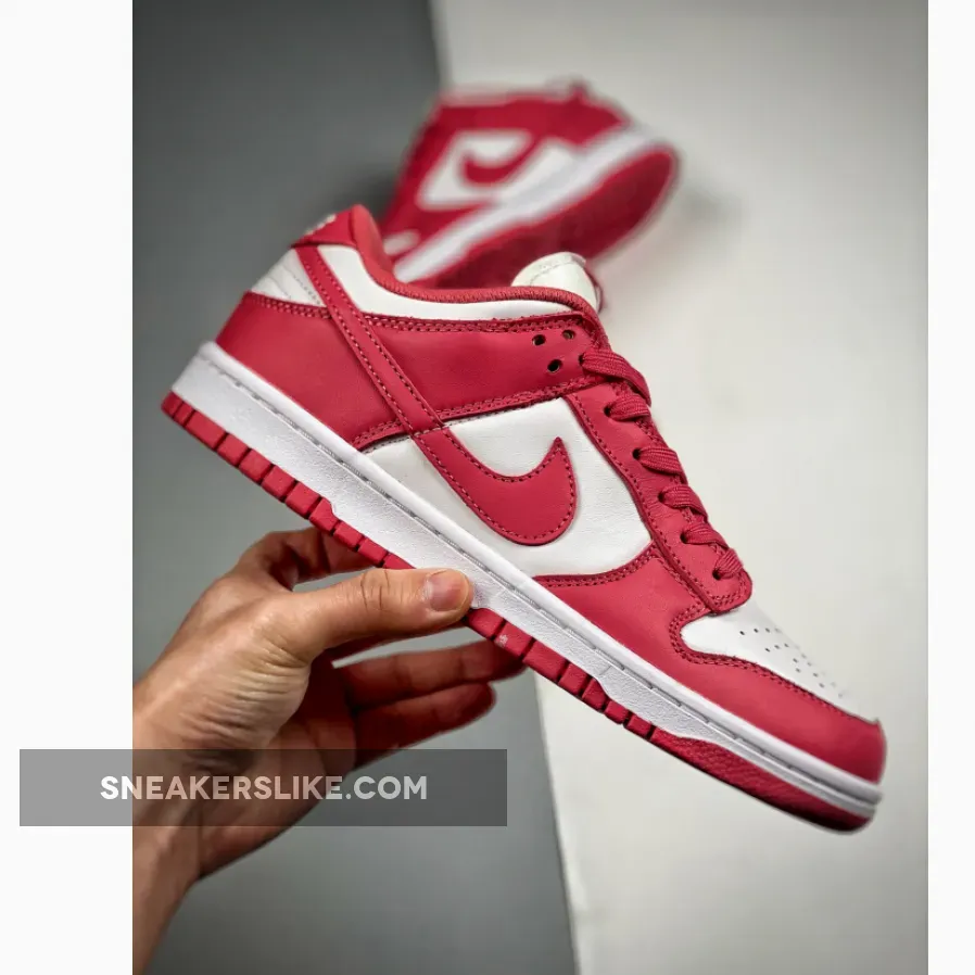 Nike Dunk Low White/Archeo Pink Online - SneakersLike