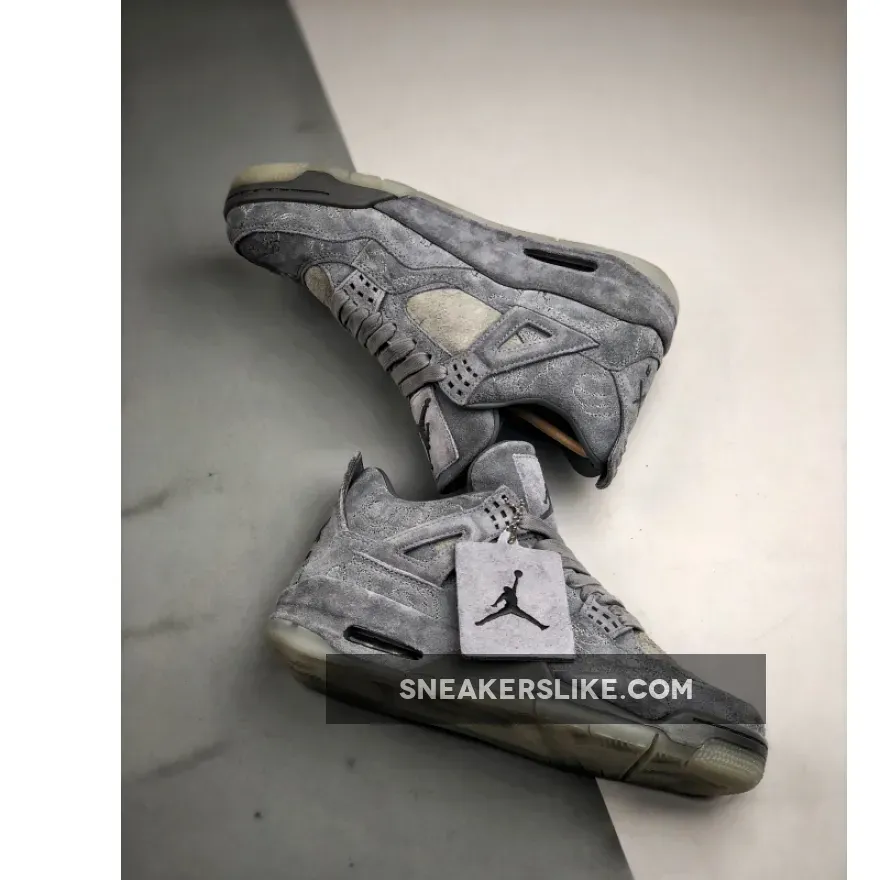 KAWS X Air Jordan 4 Cool Grey/White Online - SneakersLike